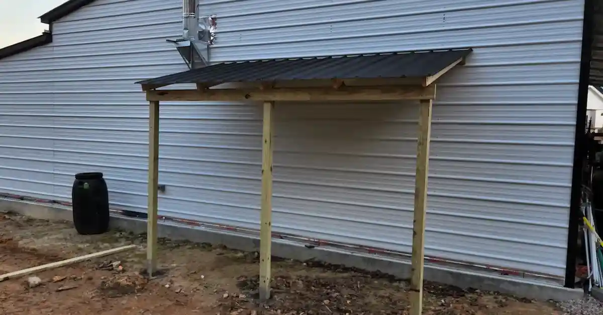 How To Build A Lean-To Off A Metal Shed